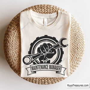 Maintenance Manager Svg Png, Maintenance Manager Svg, Funny Maintenance ...