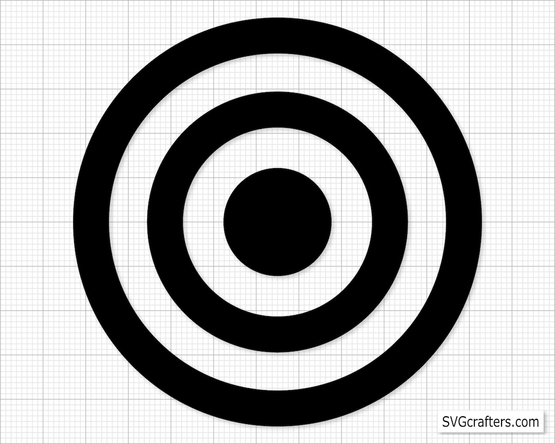 Bull's Eye Target Svg Png, Target Svg, Bullseye Svg, Bull's Eye Svg ...