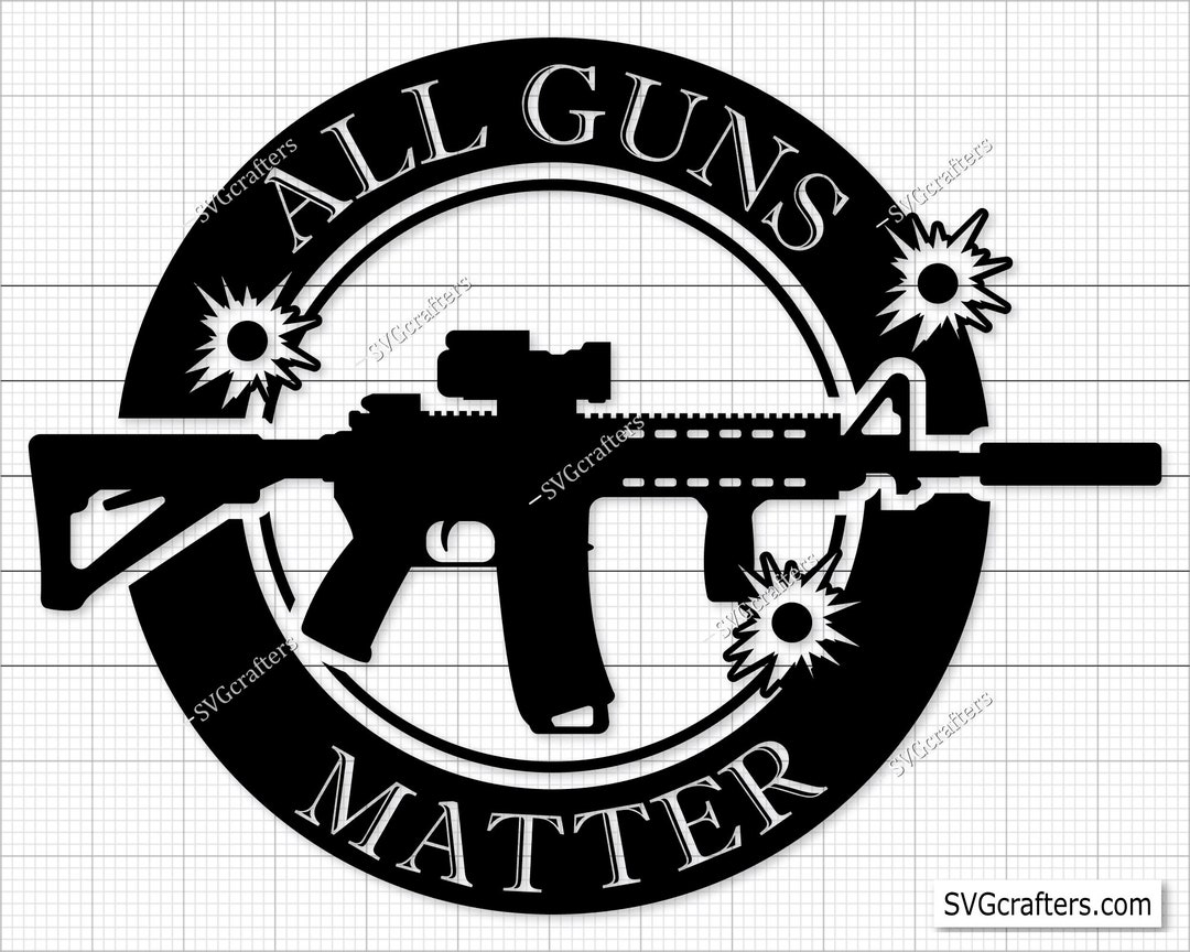 All Guns Matter Svg Png, Gun Flag Svg, Rifle Flag Svg, Guns Svg, 2nd ...