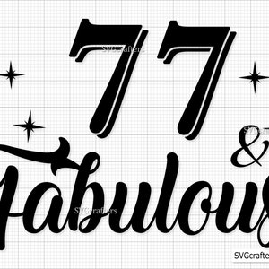 77th Birthday Svg Png, 77th Svg, Aged to Perfection Svg, 77 and ...