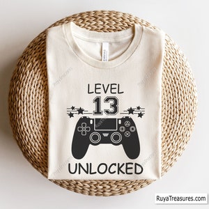 Level 13 Unlocked Svg, 13th Birthday Svg, Birthday Girl Svg, Teenager ...