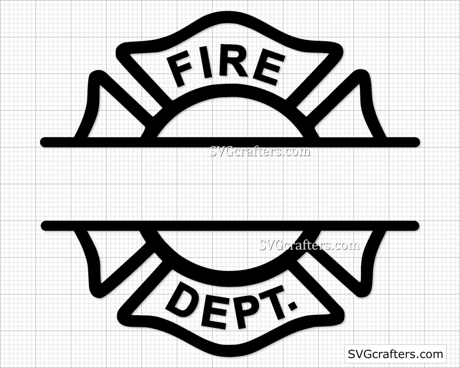 Fire Dept Svg Firefighter Svg Maltese Cross Svg Fireman - Etsy