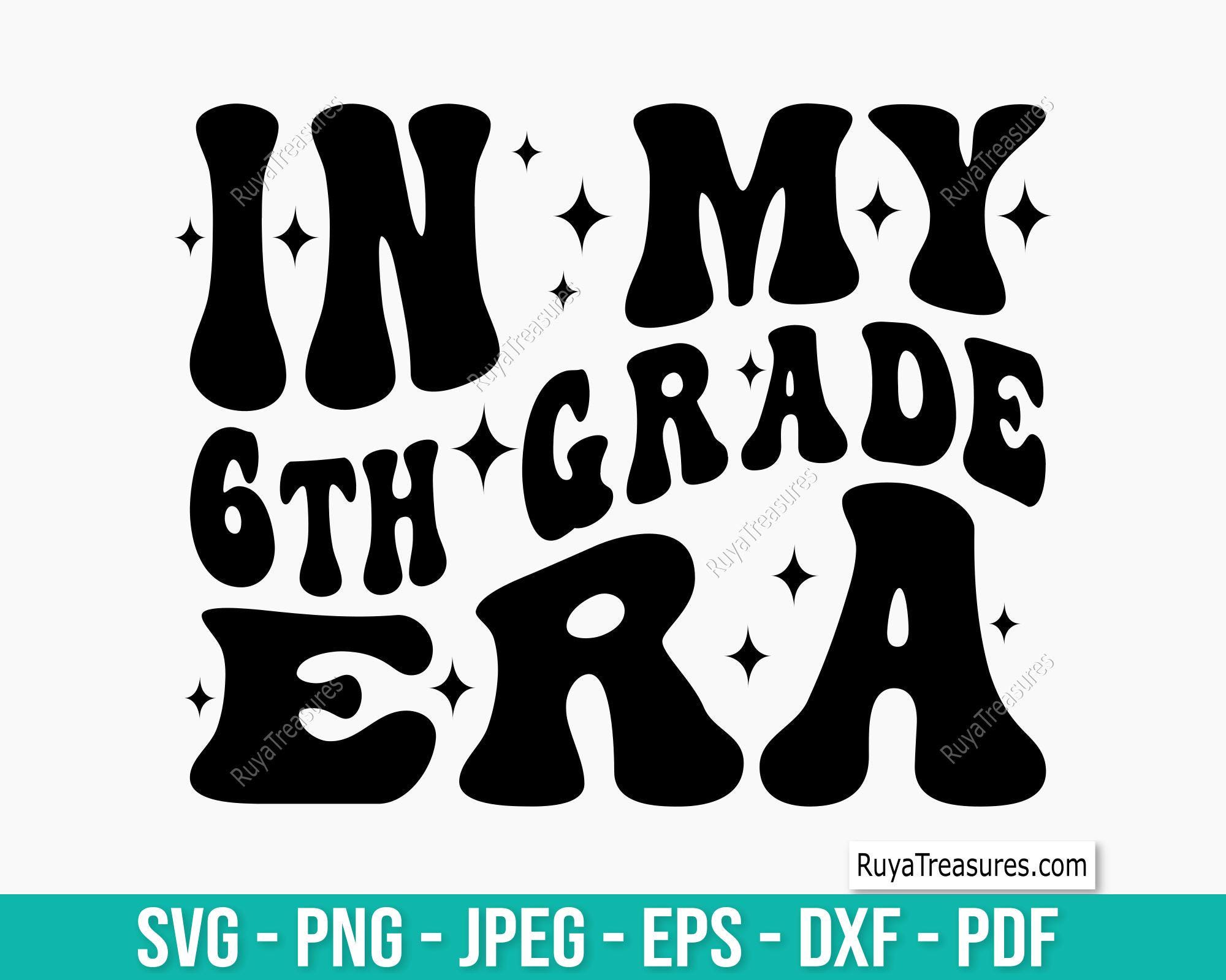 6th Grade Svg Bundle, Sixth Grade Svg, Back to School Svg, 6th Grade ...