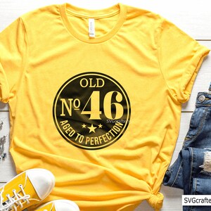 46th Birthday Svg 46th Svg Old Number 46 Svg 46th Cut File - Etsy