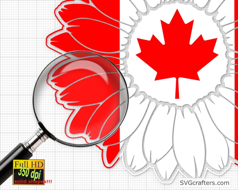 Canada Sunflower Svg Canada Svg Canada Mom Svg Canadian | Etsy