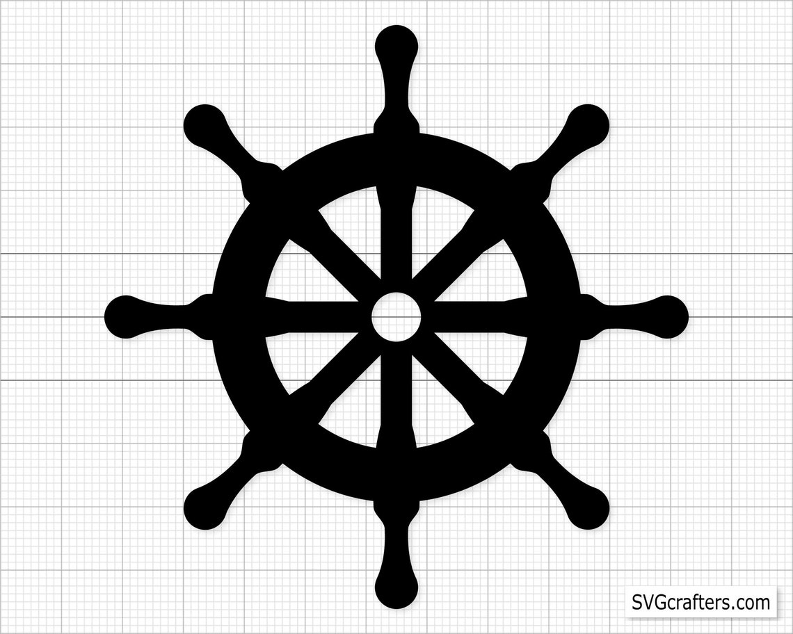 Ship Wheel Svg Png, Nautical Svg, Anchor Svg, Cruise Svg, Boat Svg ...