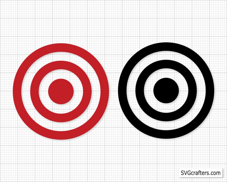 Bull's Eye Target Svg Png Target Svg Bullseye Svg - Etsy