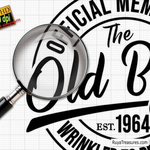 60th Birthday Svg, Official Member the Old Balls Club Est 1964 Svg ...