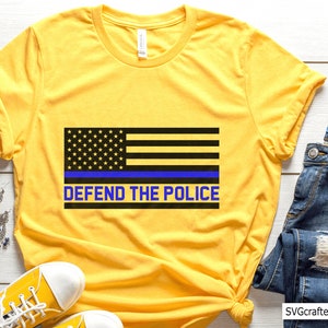 Defend the Police Svg Png, Police Svg, Back the Blue Svg, Thin Blue ...