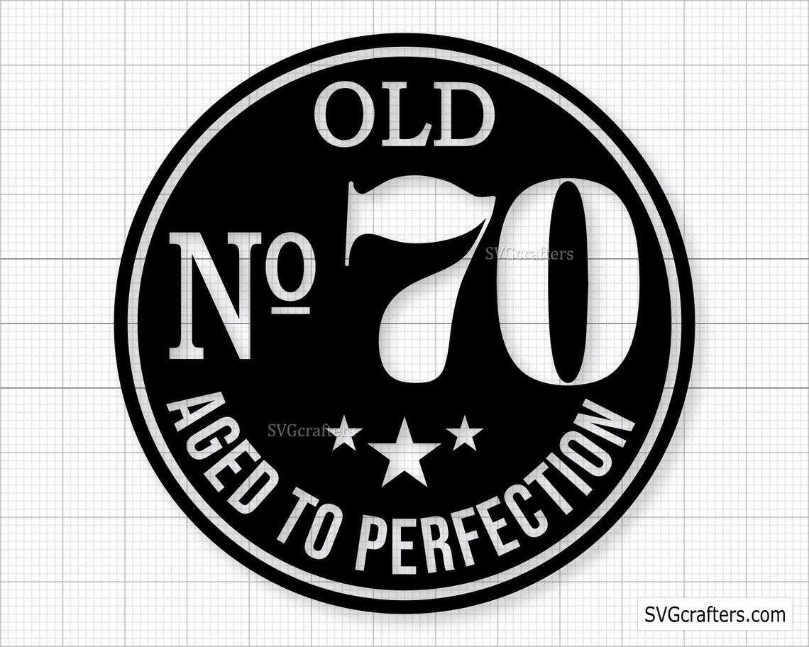 70th birthday svg 70th svg Old Number 70 svg 70th Cut File | Etsy