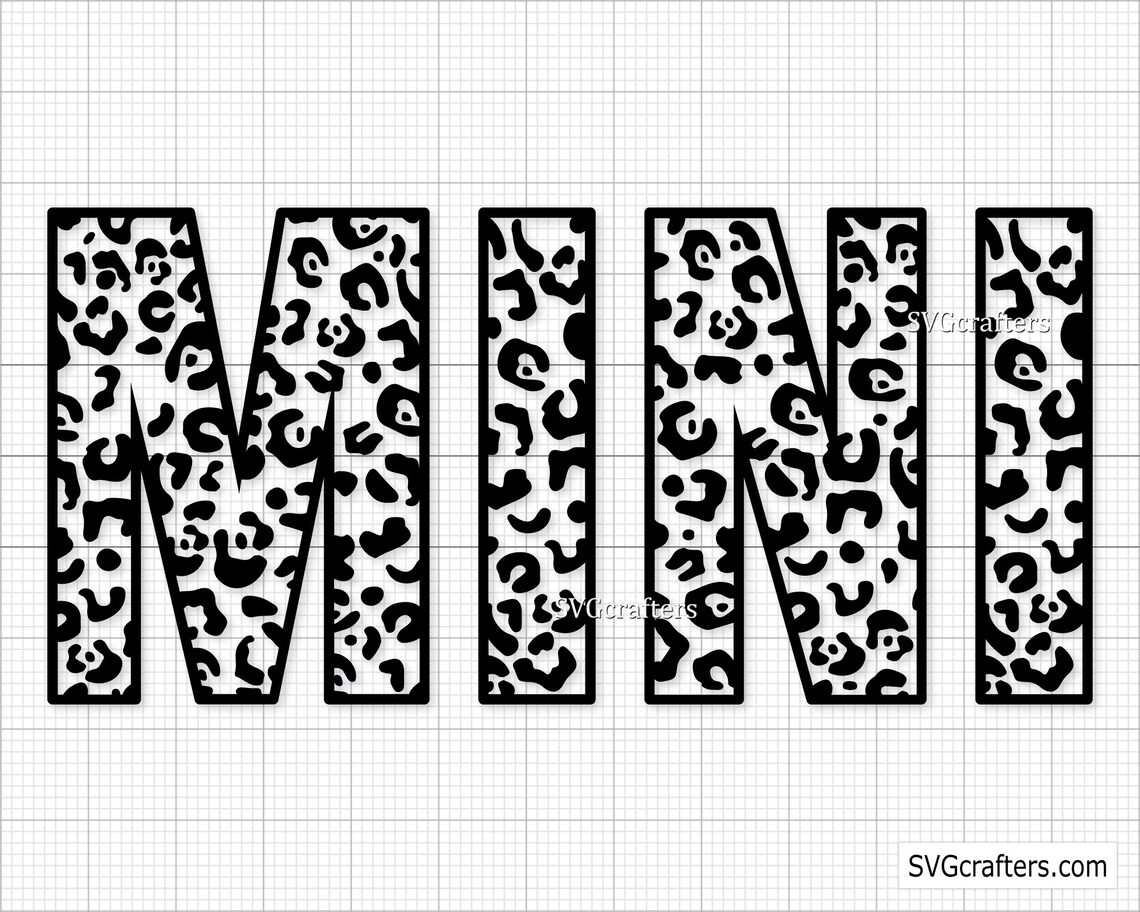 Leopard Mini Svg Leopard Print Svg Mama Leopard Png Mom Etsy