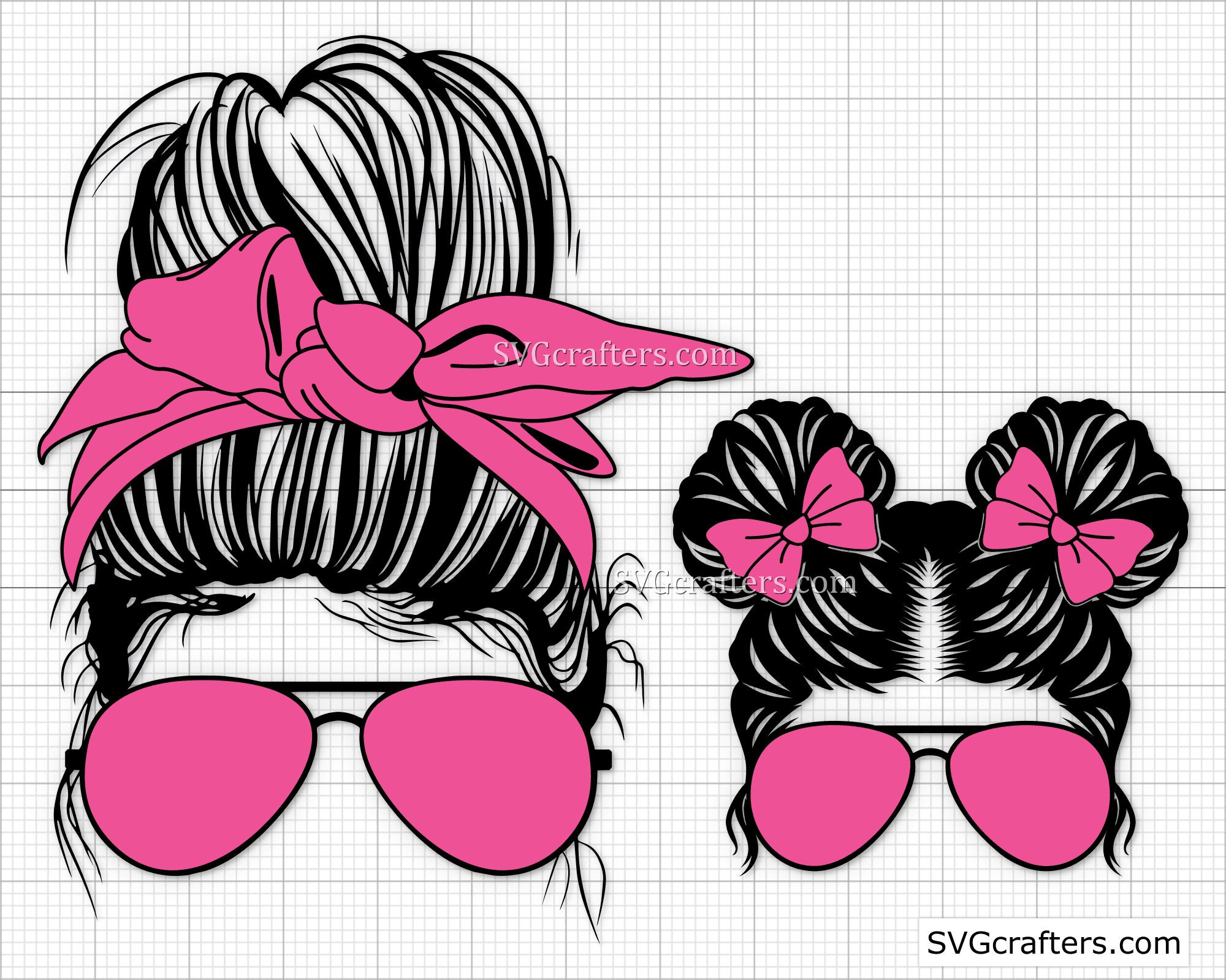 Momlife Svg Mom Life Svg Messy Bun Svg Mom Skull Svg Mom Etsy
