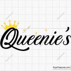 Queenie's Svg Png, Birthday Queen Svg, Queenie Svg, Black Queen Svg ...
