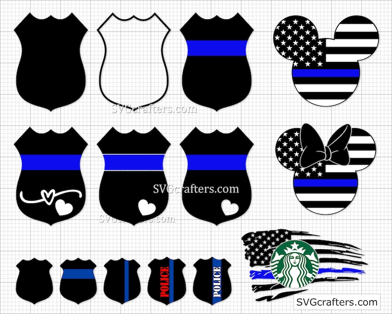 Personalize It Police Svg Back the Blue Svg Thin Blue Line - Etsy