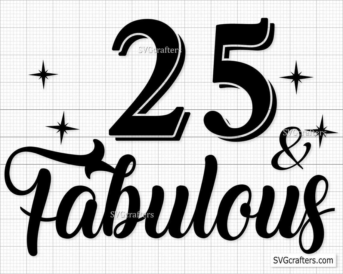 25th Birthday Svg Png 25th Svg Aged to Perfection Svg 25 - Etsy