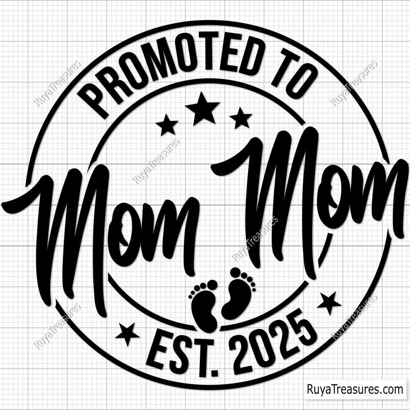 Mom Established Svg - Etsy