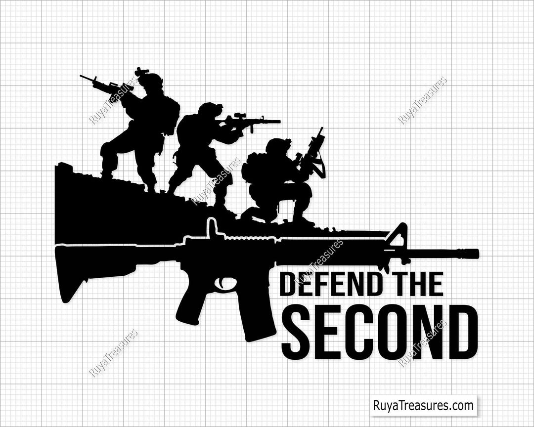 Defend the 2nd Amendment Svg, Second Amendment Svg, Pro Gun Svg, Gun ...