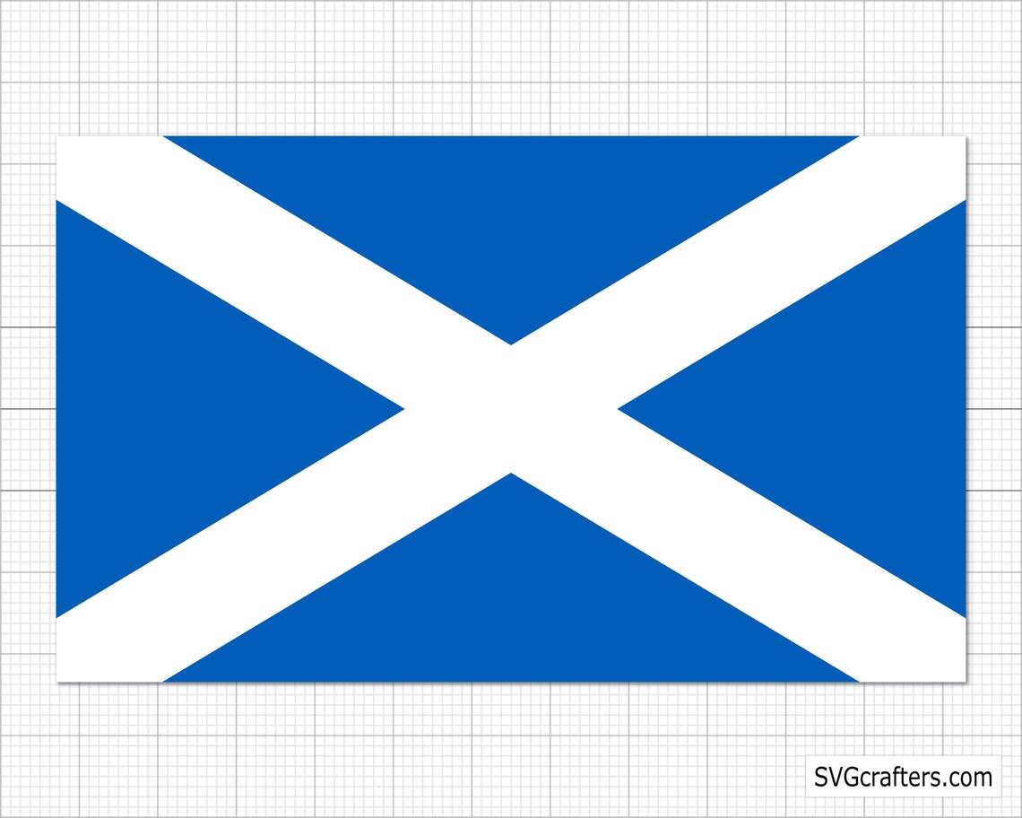 Scotland Flag Svg, Scottish Flag Svg, Scotland Svg, Flag of Scotland ...