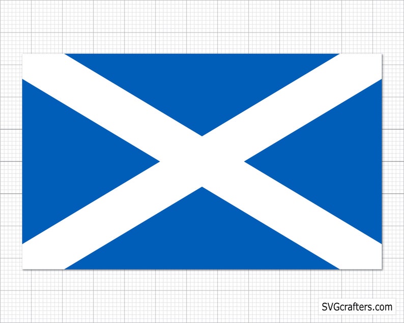 Scotland Flag Svg Scottish Flag Svg Scotland Svg Flag of - Etsy