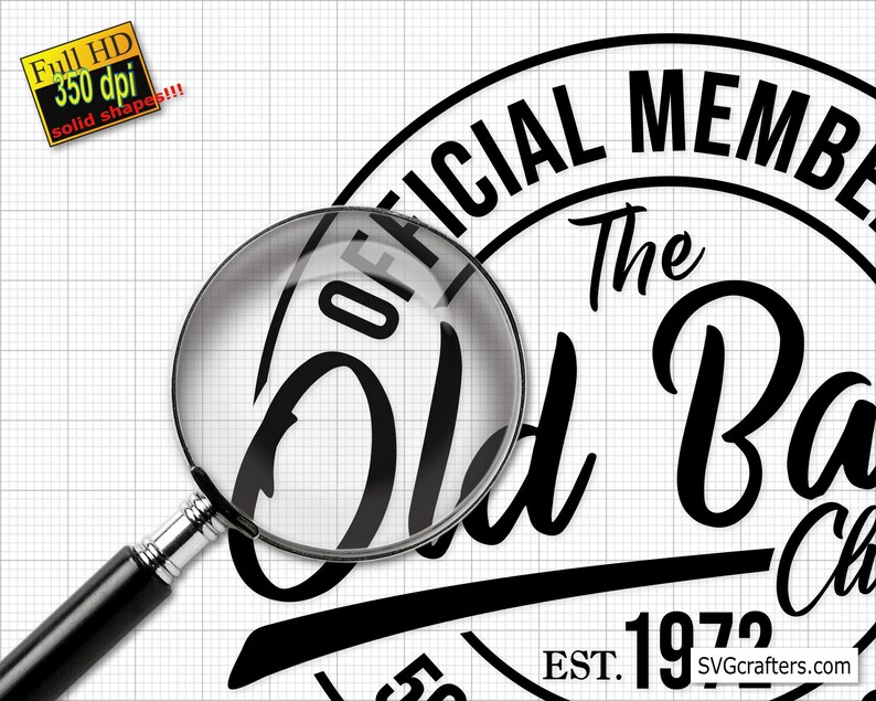 50th Birthday SVG Official Member the Old Balls Club Est - Etsy