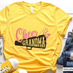 Cheer Grandma, Cheer Coach Svg, Cheerleader Svg, Coach Svg, Football ...