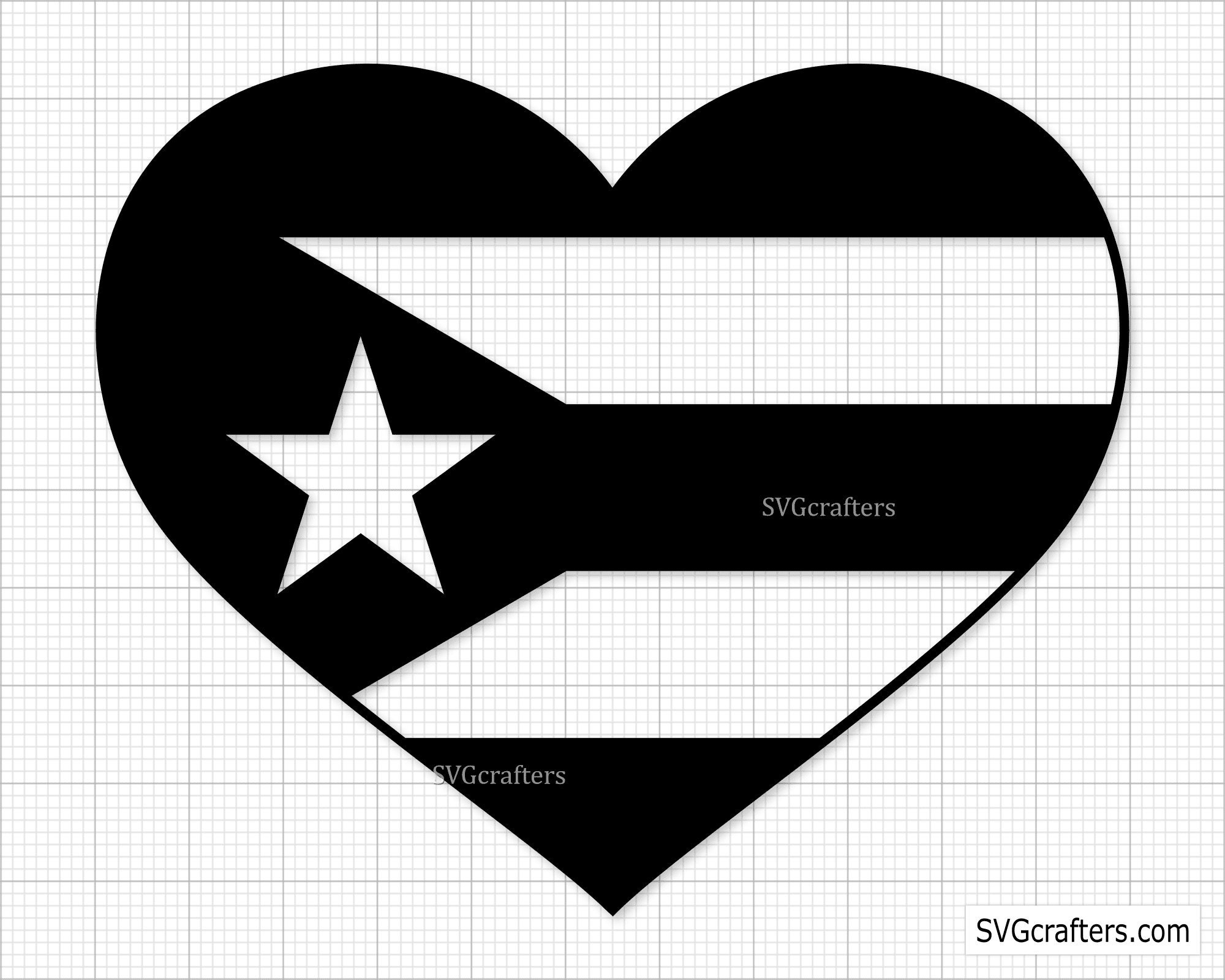 Puerto Rico Heart Flag Svg Puerto Rican Svg Puerto Rico Svg - Etsy