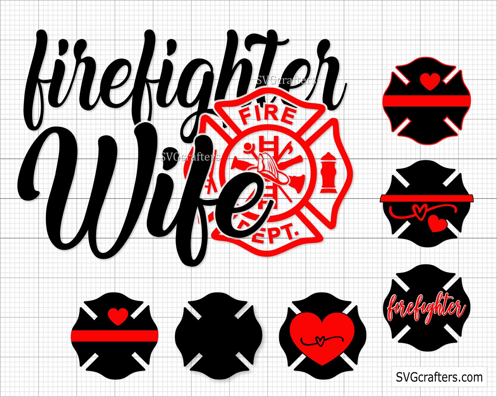 Fire Dept Svg Firefighter Svg Maltese Cross Svg Fireman - Etsy
