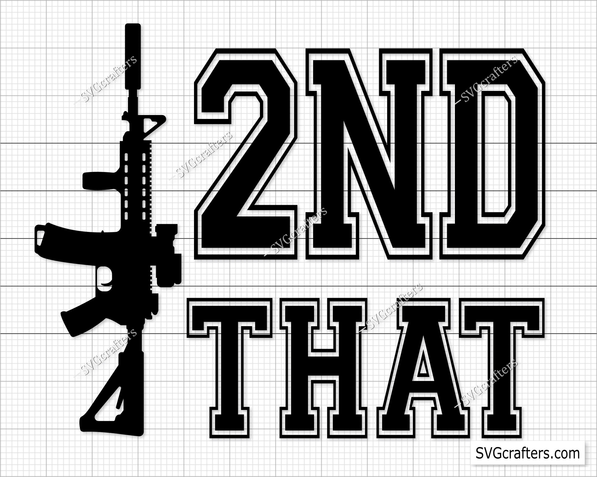 2nd That Svg Rifle Flag Svg Guns Svg 2nd Amendment Svg Gun - Etsy Canada