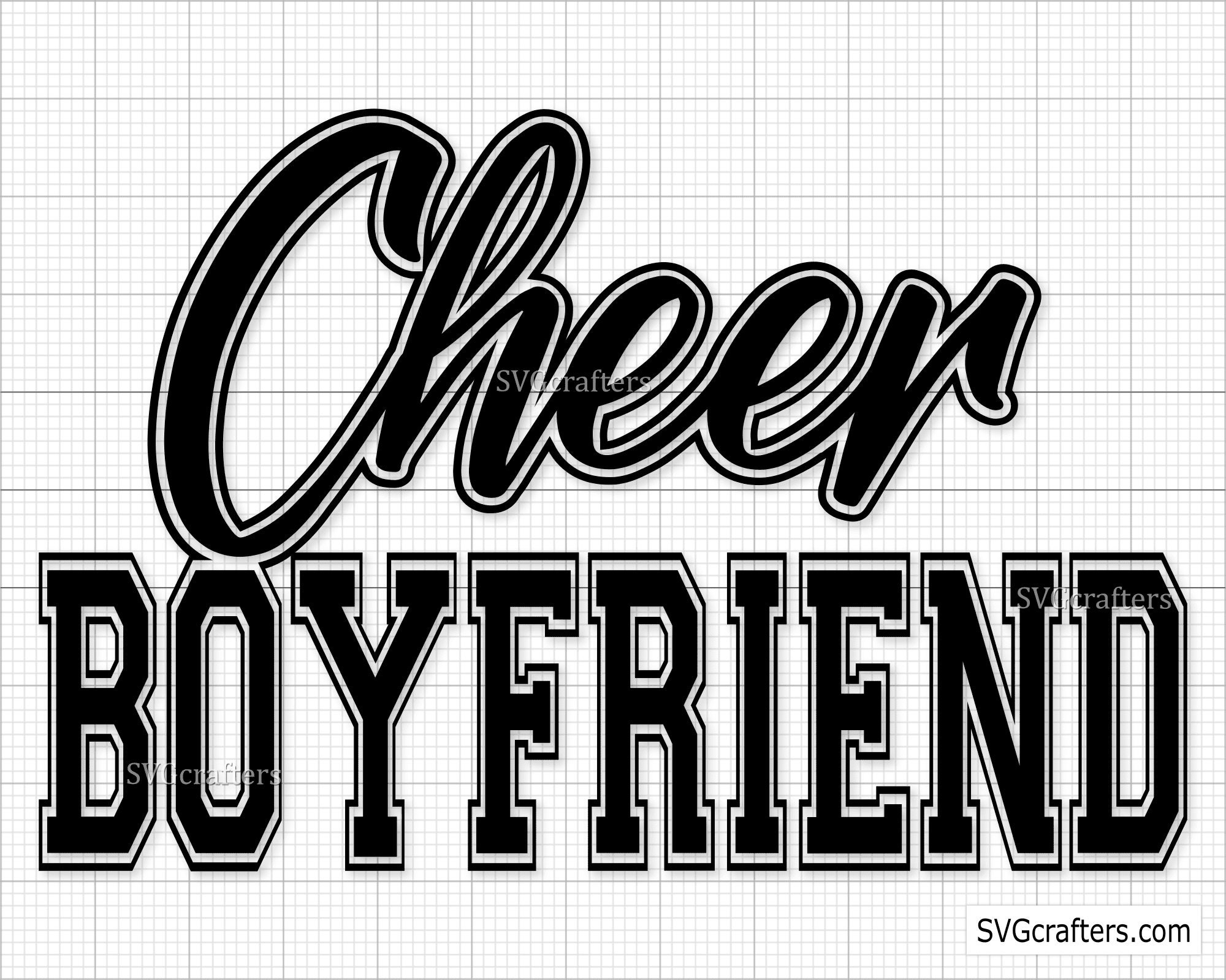 Cheer Boyfriend Svg, Cheer Coach Svg, Cheerleader Svg, Coach Svg ...