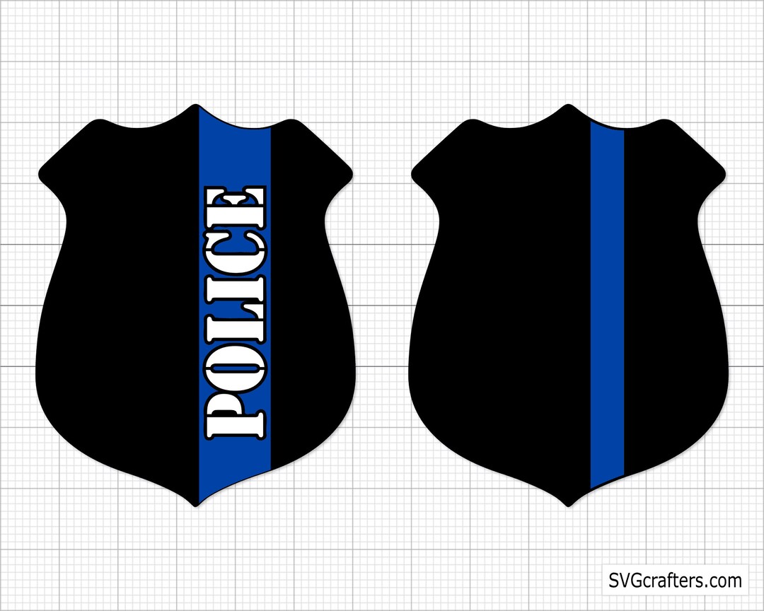 Police Badge Svg Png, Police Svg, Back the Blue Svg, Thin Blue Line Svg ...