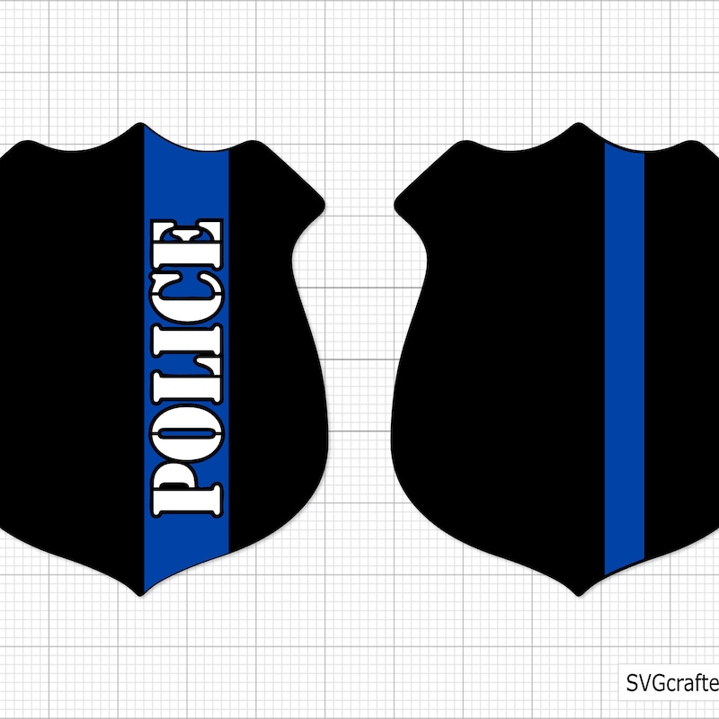 Police Badge Svg - Etsy