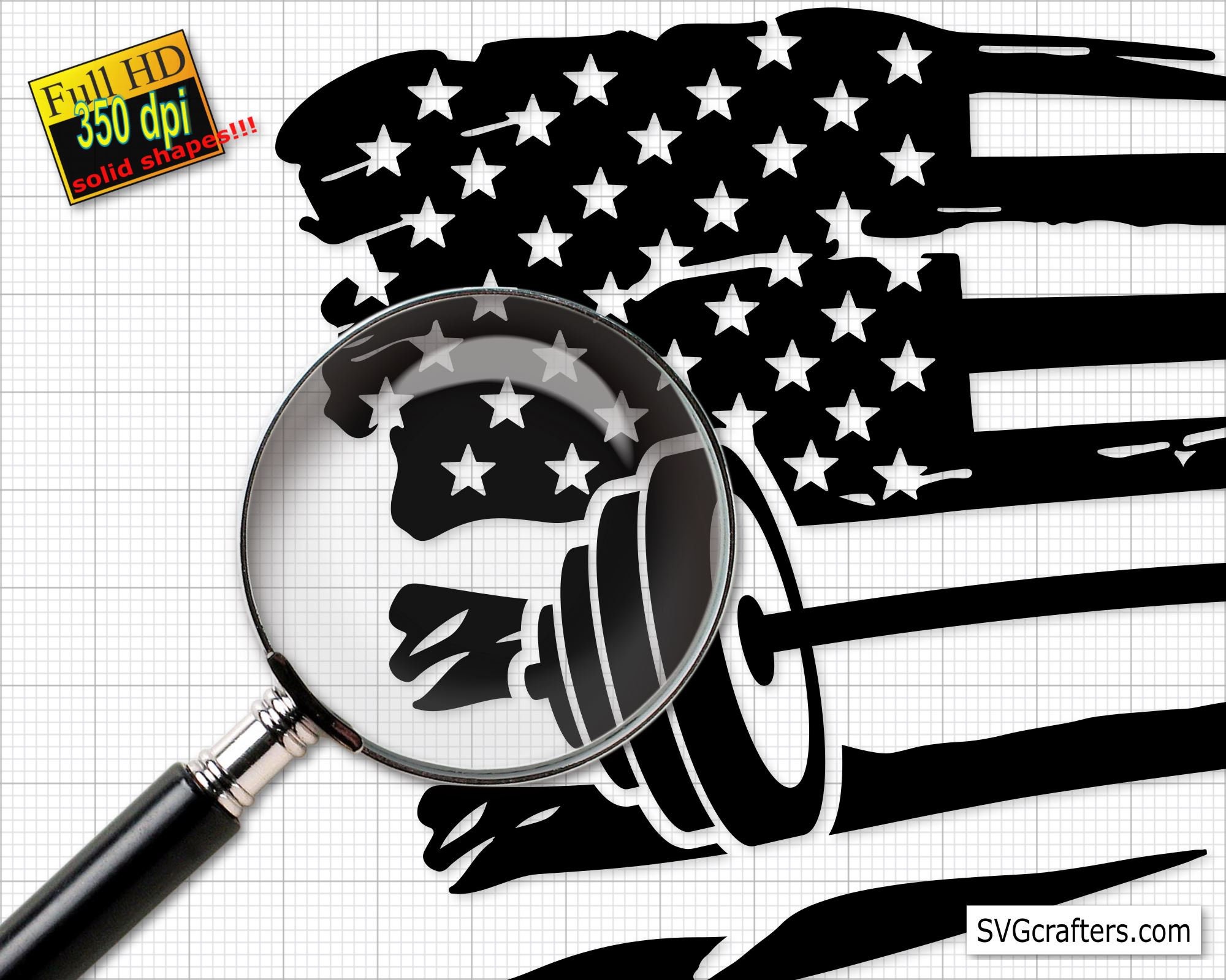 Distressed Flag With Barbell Svg Png, Workout Svg, Gym Svg, Fitness Svg ...