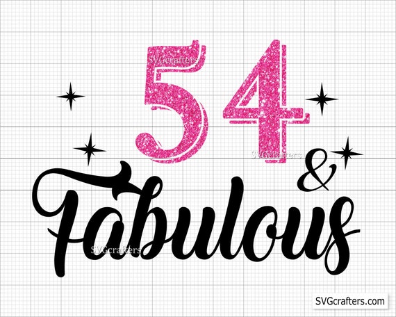 54th Birthday Svg Png 54th Svg Aged to Perfection Svg 54 - Etsy