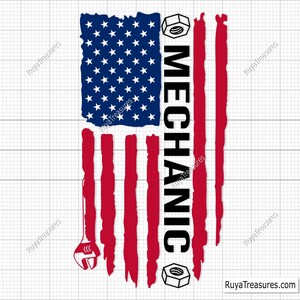 Mechanic Flag Svg Png, Wrench Flag Svg, Mechanic Svg, Mechanic Clipart ...