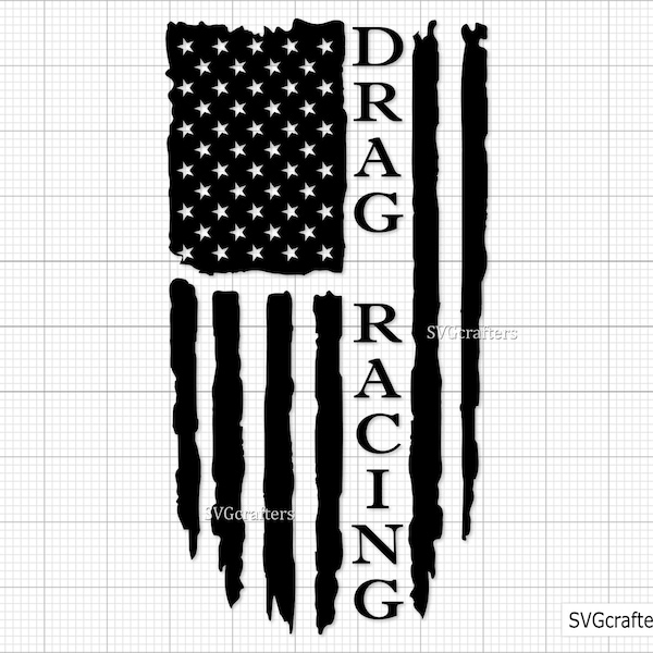 Drag Racing Svg - Etsy