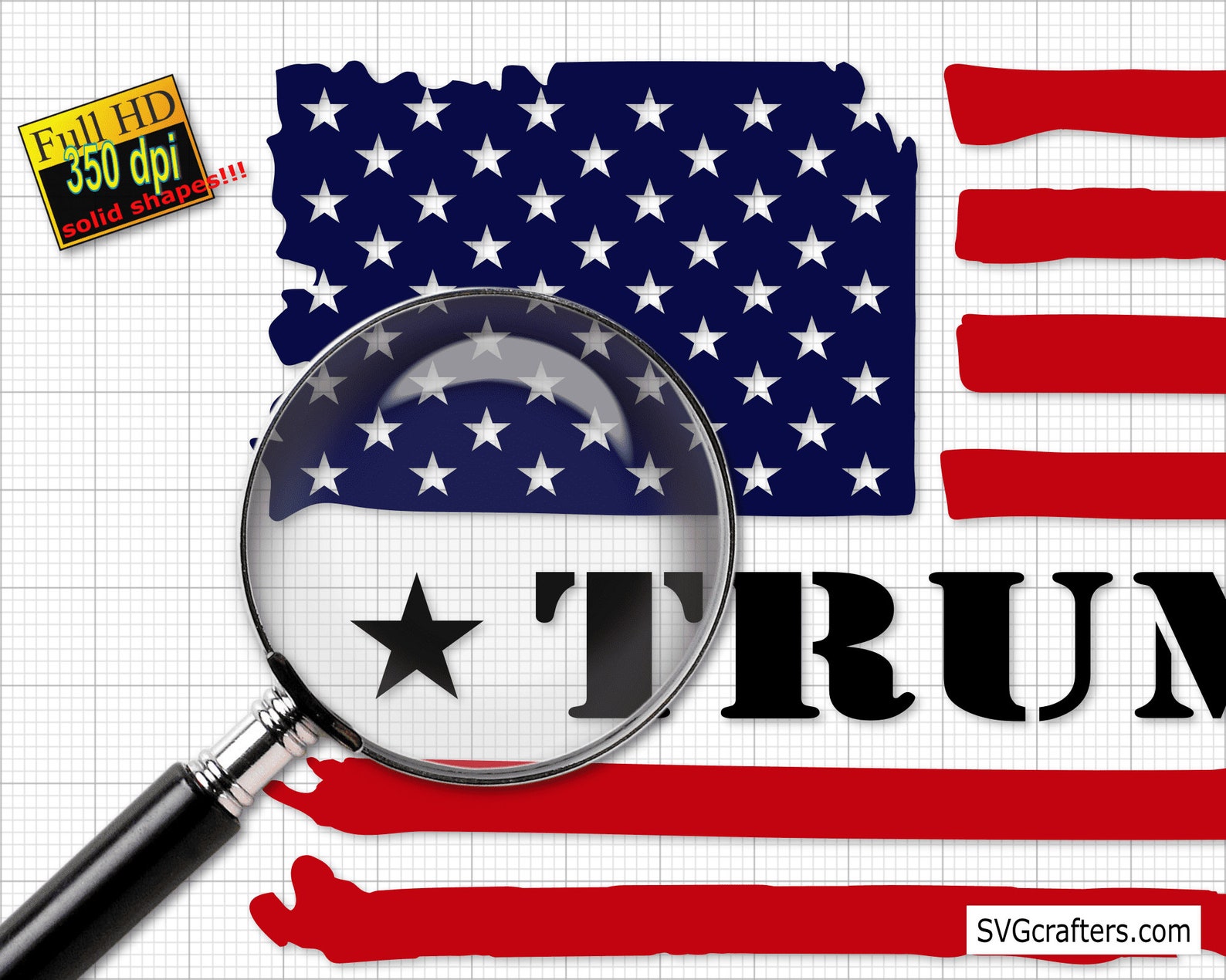 Trump Svg, Trump 2024 Svg Png, Trump Flag Png, July 4th Svg, Distressed ...