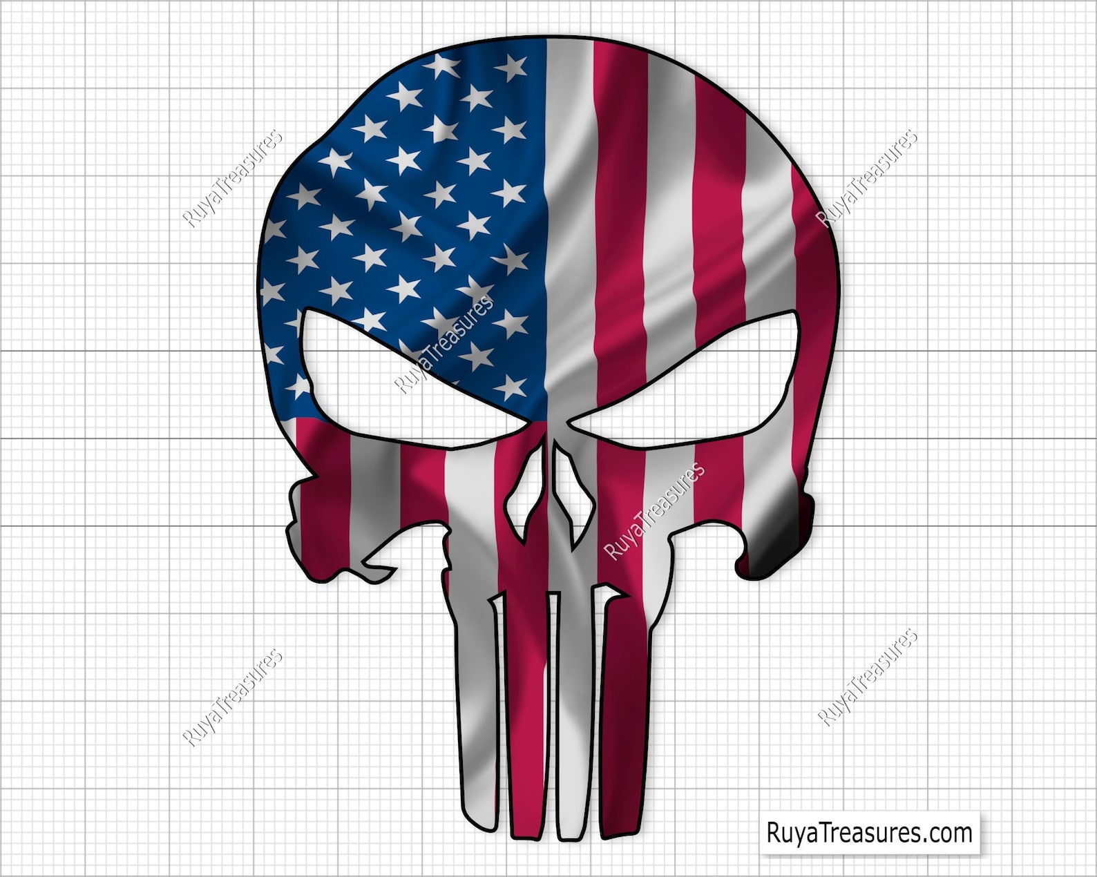 The Punisher USA Flag Png, Punisher Png, Punisher Skull Png, American ...