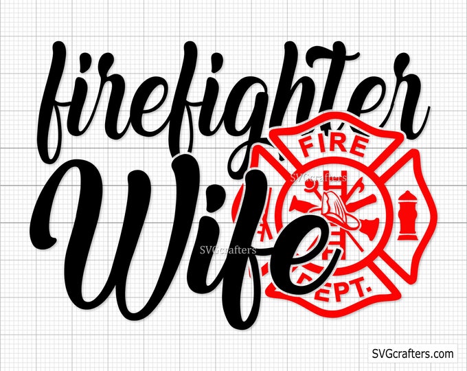 Thin Red Line Flag SVG, Canadian Flag SVG, Firefighter Cricut File ...