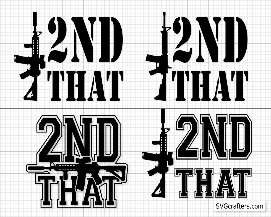 2nd That Svg, Rifle Flag Svg, Guns Svg, 2nd Amendment Svg, Gun Rights ...