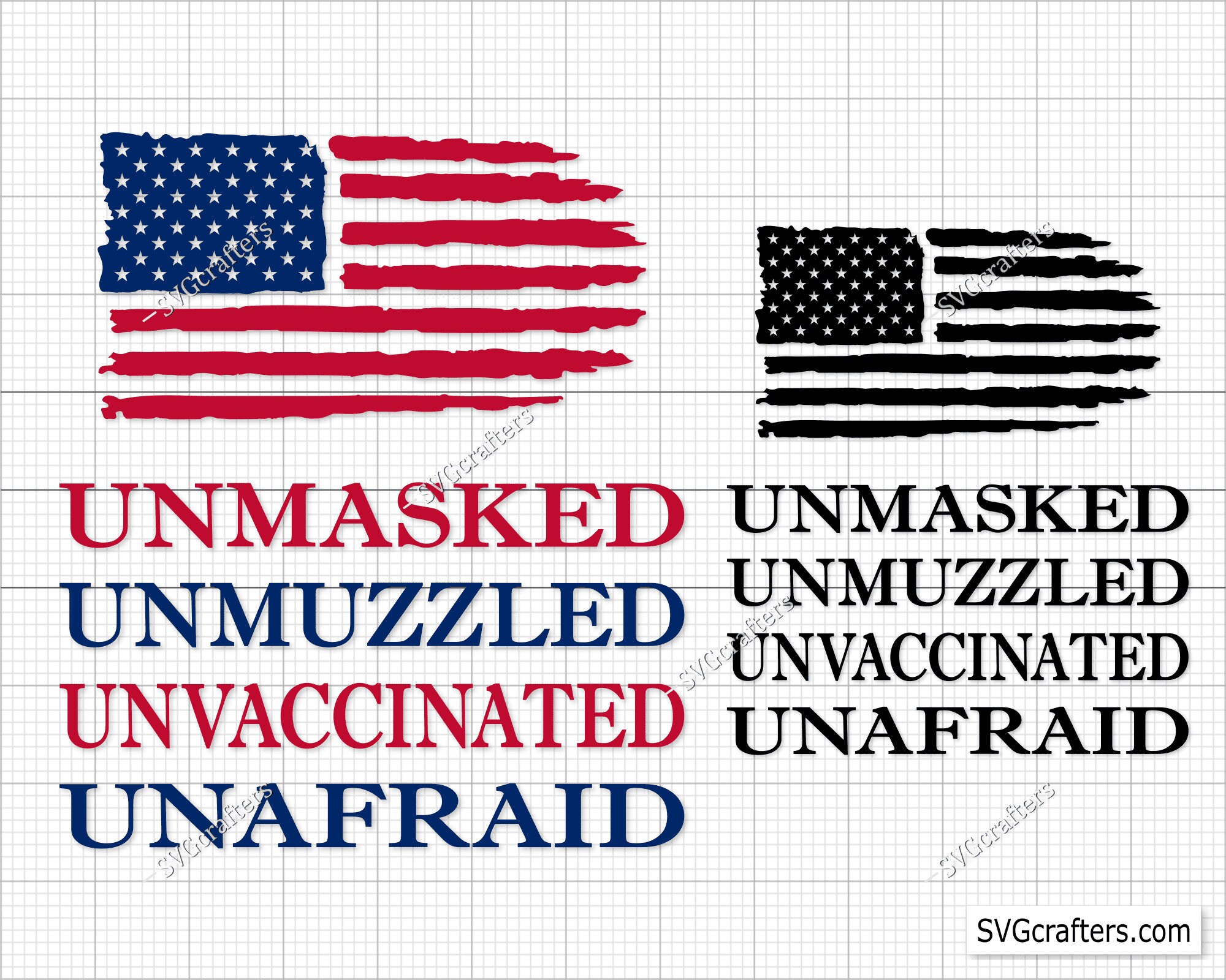 Unmasked Unmuzzled Unvaccinated Unafraid Messy Bun Hair Svg, 4th of ...