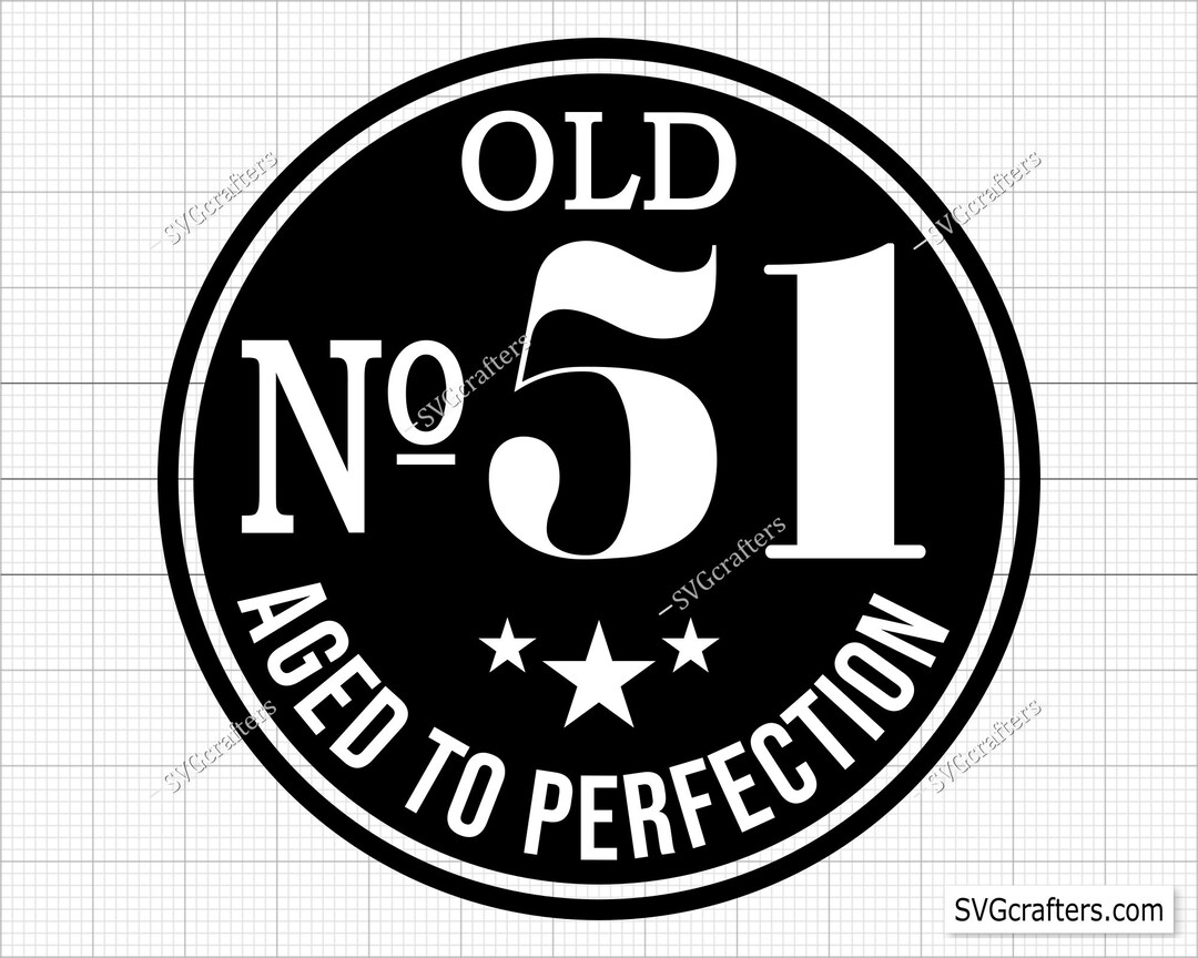 51st Birthday Svg Png 51st Svg Aged to Perfection Svg 51 - Etsy