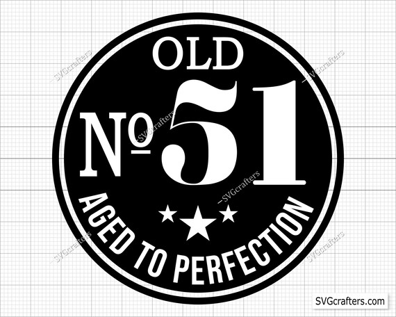 51st Birthday Svg Png 51st Svg Aged to Perfection Svg 51 - Etsy