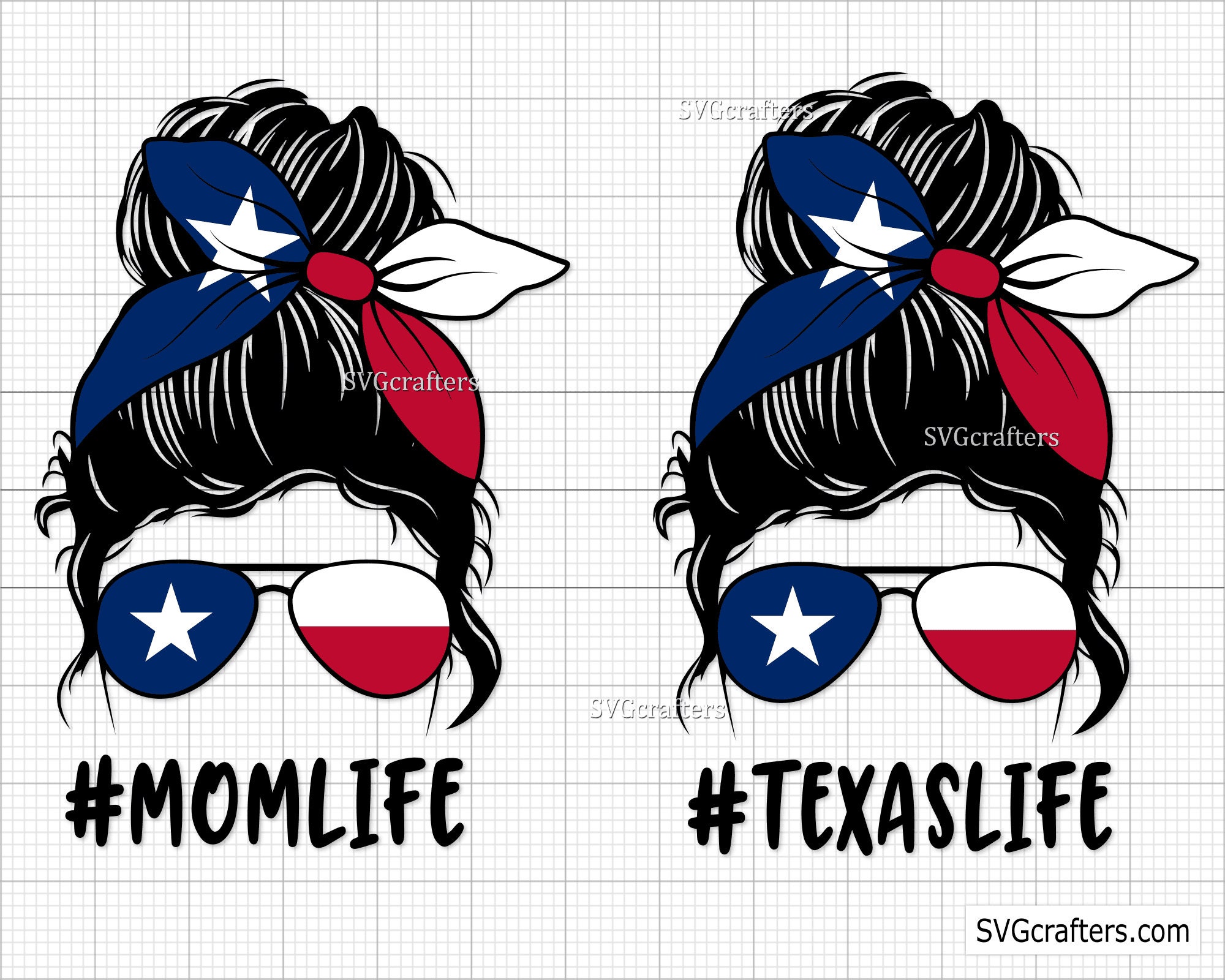 Texas Momlife Svg Mom Life Svg Messy Bun Svg Texas Svg - Etsy