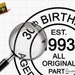 30th Birthday Svg, 30th Svg, Old Number 30 Svg, 30th Cut File for ...