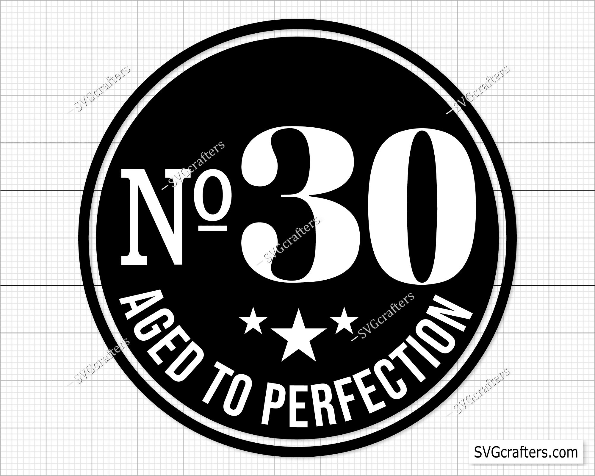 Custom 30th Birthday Svg 30th Svg Old Number 30 Svg 30th - Etsy