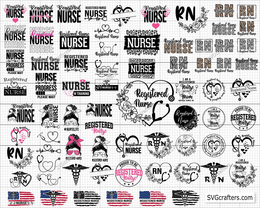 RN Registered Nurse Svg, Nurse Life Svg, Nurse Png, Cna Svg, Nursing ...