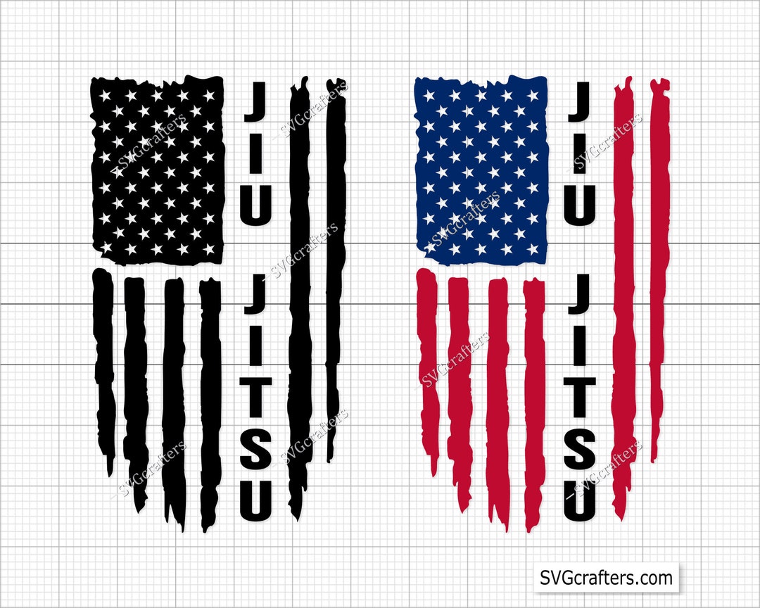Jiu Jitsu USA Flag Svg Png, Jiu Jitsu Svg, Jiujitsu Svg, Martial Arts ...