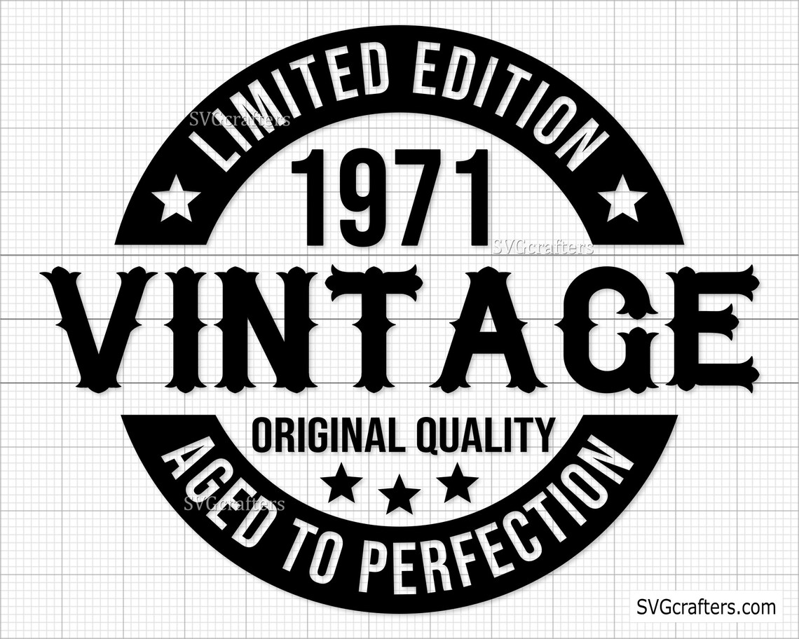 52nd Birthday Svg Png 52nd Svg Aged to Perfection Svg 52 - Etsy