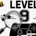 Level 9 Unlocked Svg, 9th Birthday Svg, My 9th Birthday Svg, Nineth ...