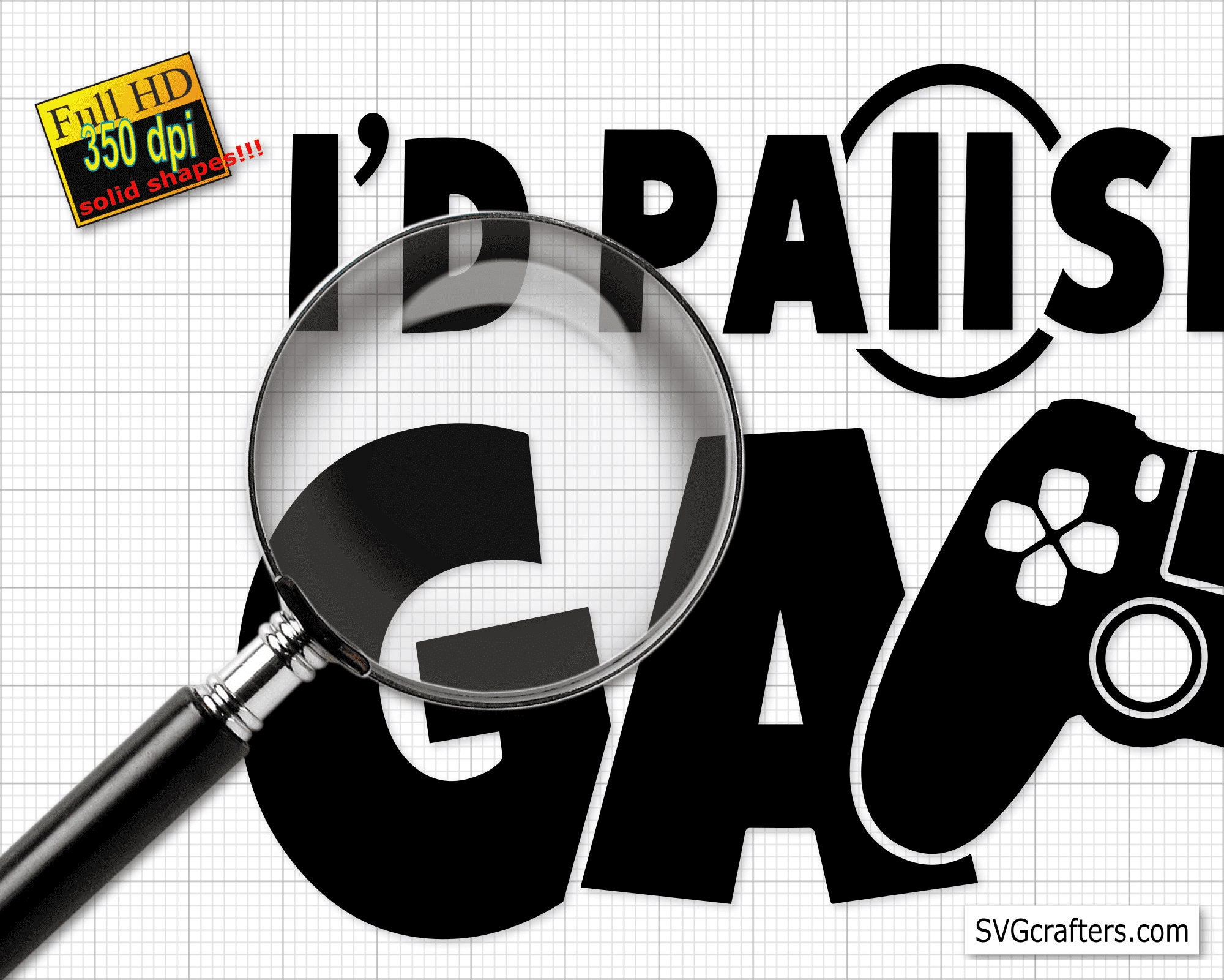 I'd Pause My Game for Her Svg Png, Gaming Svg, Gamer Svg, Video Game ...